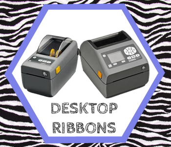 Zebra desktop and industrial printer thermal transfer ribbons