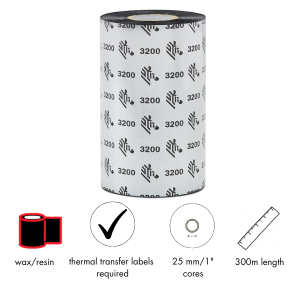 Zebra thermal transfer ribbons for ZD421 desktop printers