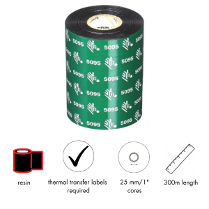 Zebra thermal transfer ribbons for ZD421 desktop printers